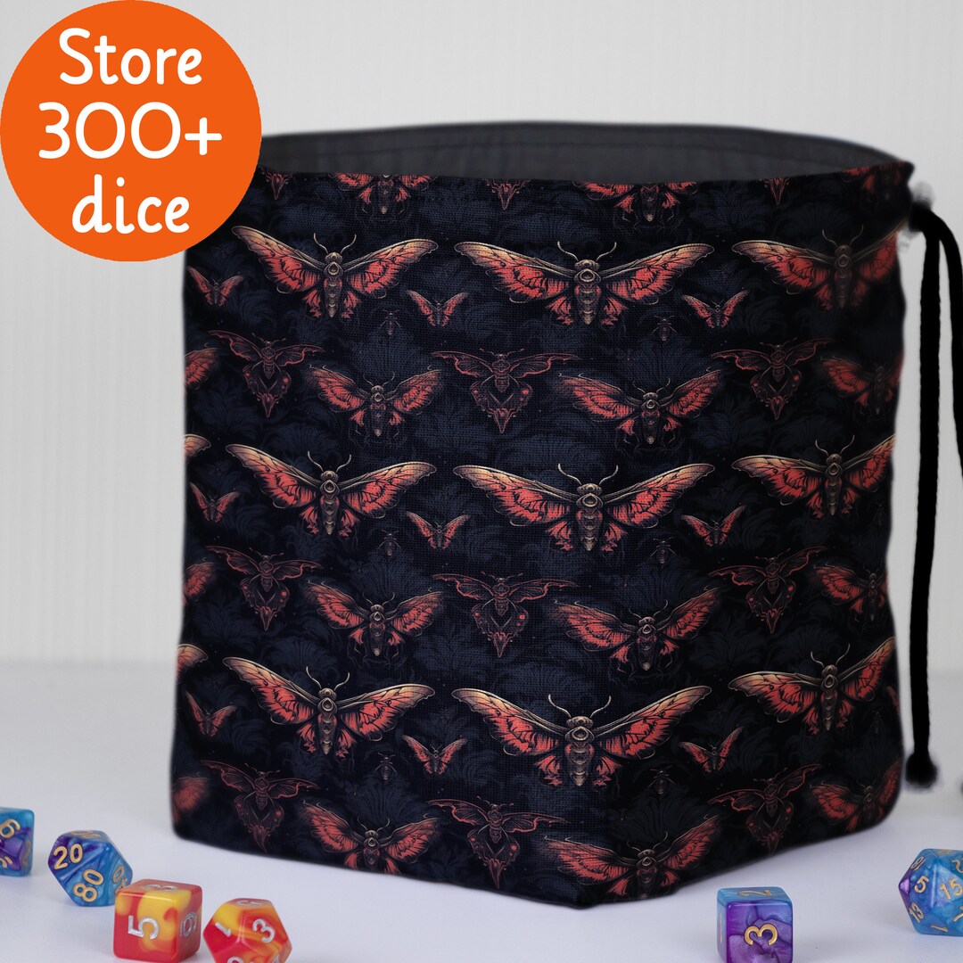Mothman Dice Bag Bag of Holding Dice Multi Pocket Dice Bag - Etsy