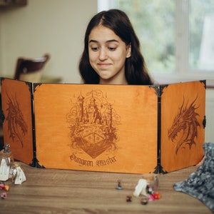 Personalized Screen for Dnd Game, DM Screen Magnetic, Dungeon Master ...