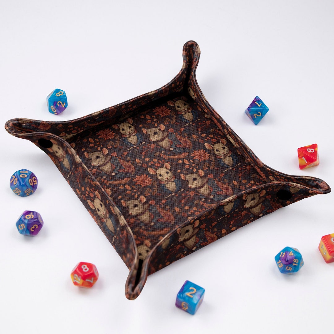 Opossum Dice Tray Dnd Dice Rolling Tray Possum Dice Tray Dnd Gift - Etsy