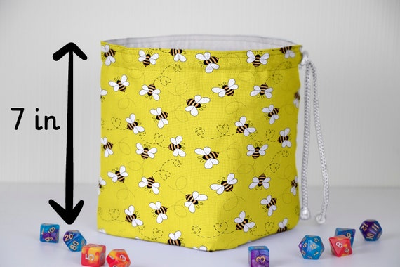 Hello bees Dice bag Dnd gifts Critical role bag Toys & Games Games ...