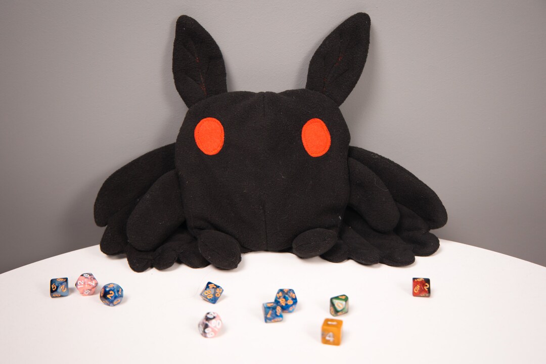 Mothman Dice Bag Dnd Moth Plush - Etsy