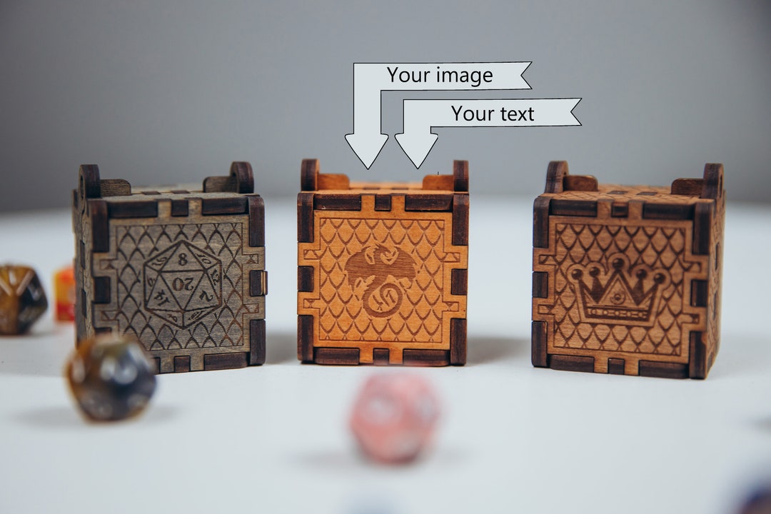 Dnd Dice Storage Small Dnd Dice Box Custom Dice Box Dnd Gifts for Him ...