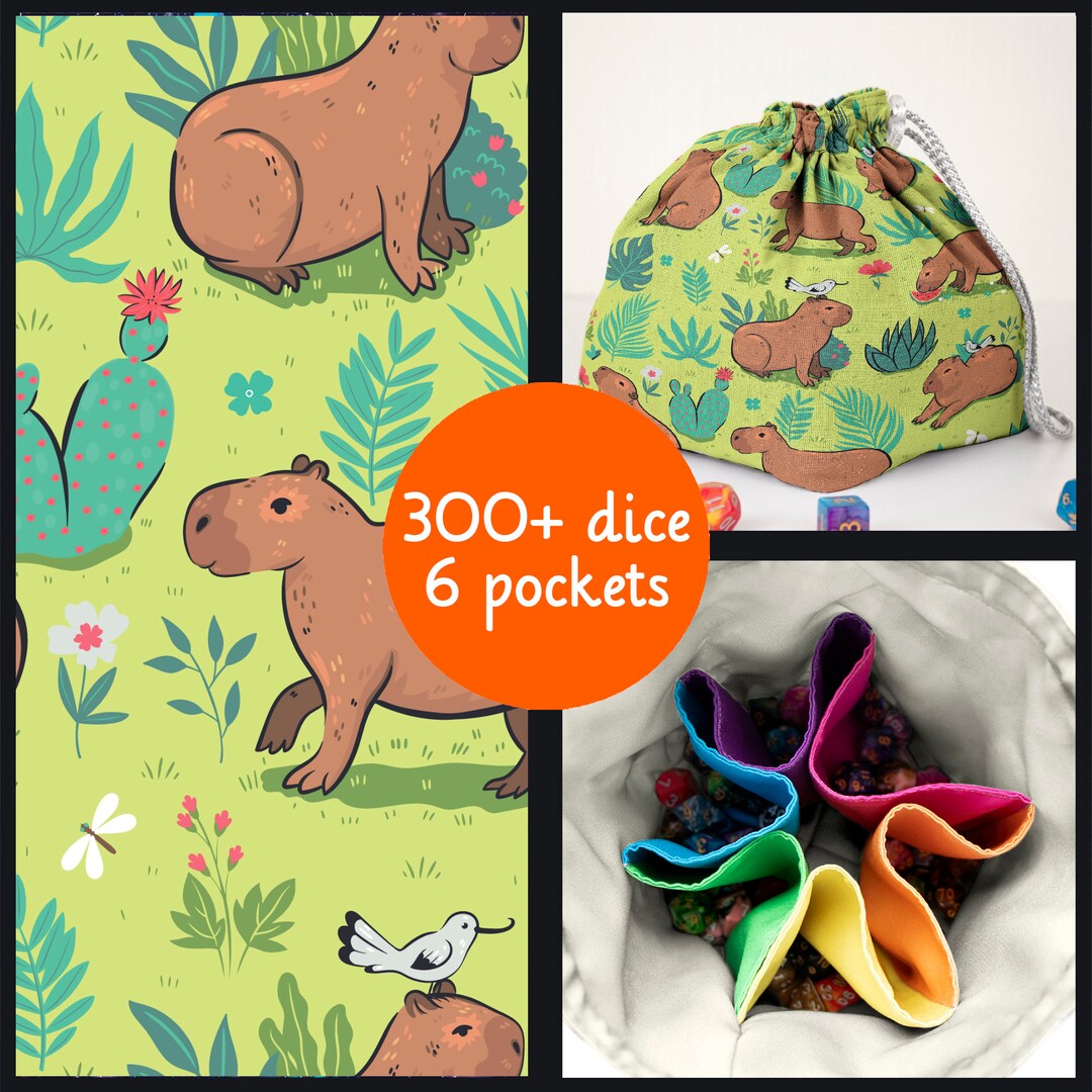 Capybara Dice Bag Dnd Gift - Etsy