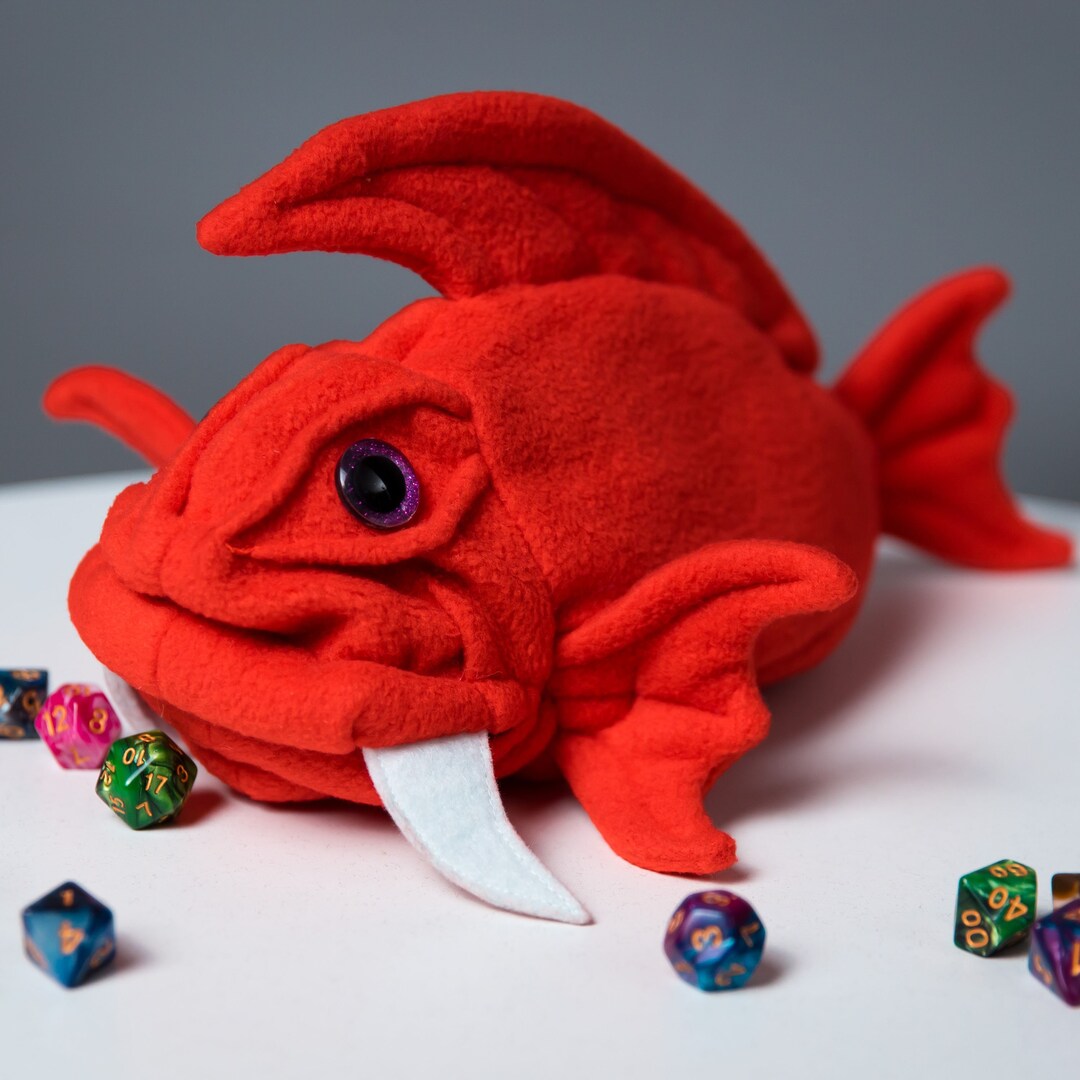 Fish Plush Dice Bag Dnd Dice Bag - Etsy