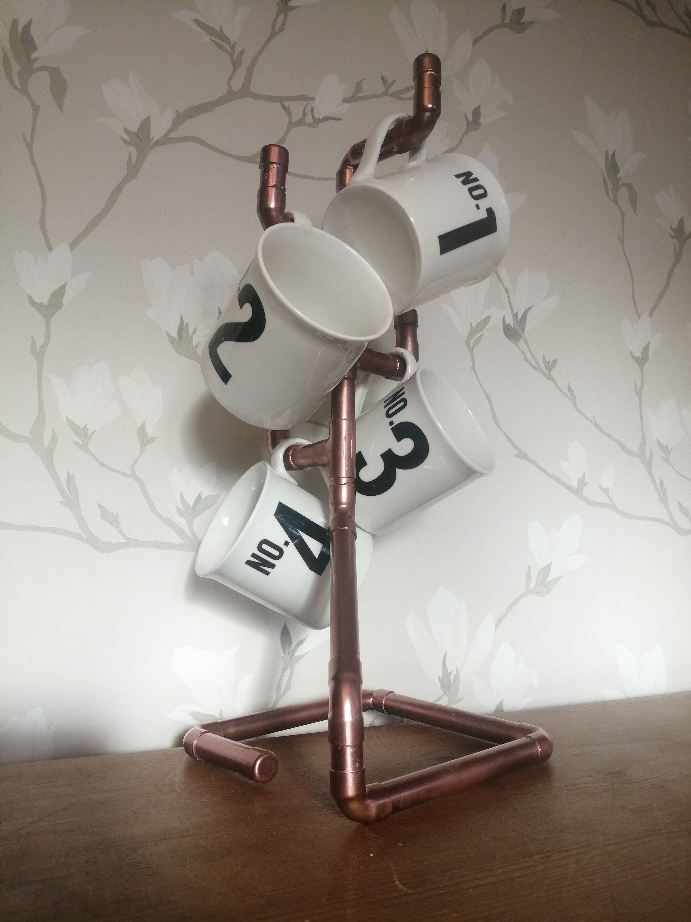 Mug Tree. Copper Mug Tree. Cup Holder. - Etsy