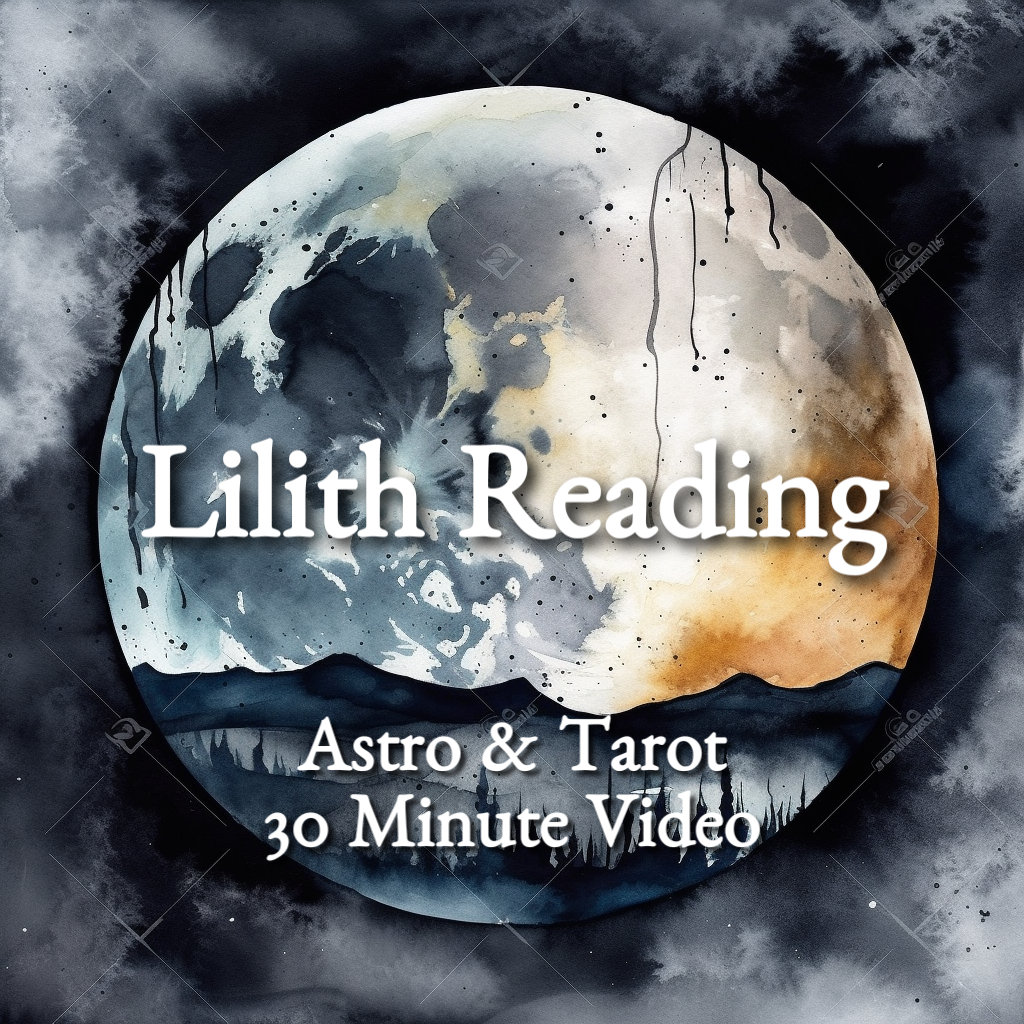 Lilith Reading Black Moon, Asteroid, Waldemath Intuitive Astros & Tarot 30 Minute Video - Etsy