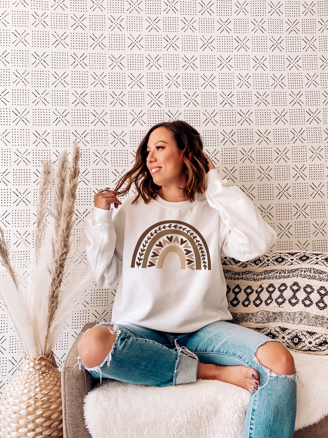 Skin Tone Rainbow Unisex Crewneck Sweatshirt, Racial Equality ...