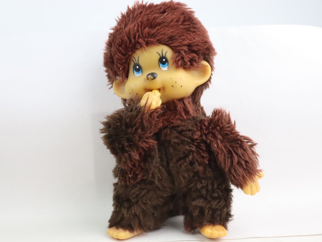 Vintage Soft Monchhichi Toy, Rubber Face Monkey, Monchhichi Sekiguchi ...