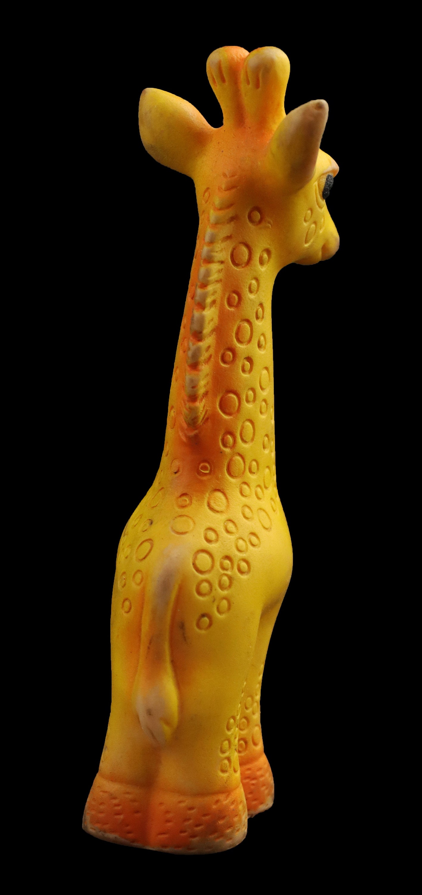 Vintage rubber giraffe camelopard toy vintage giraffe old | Etsy