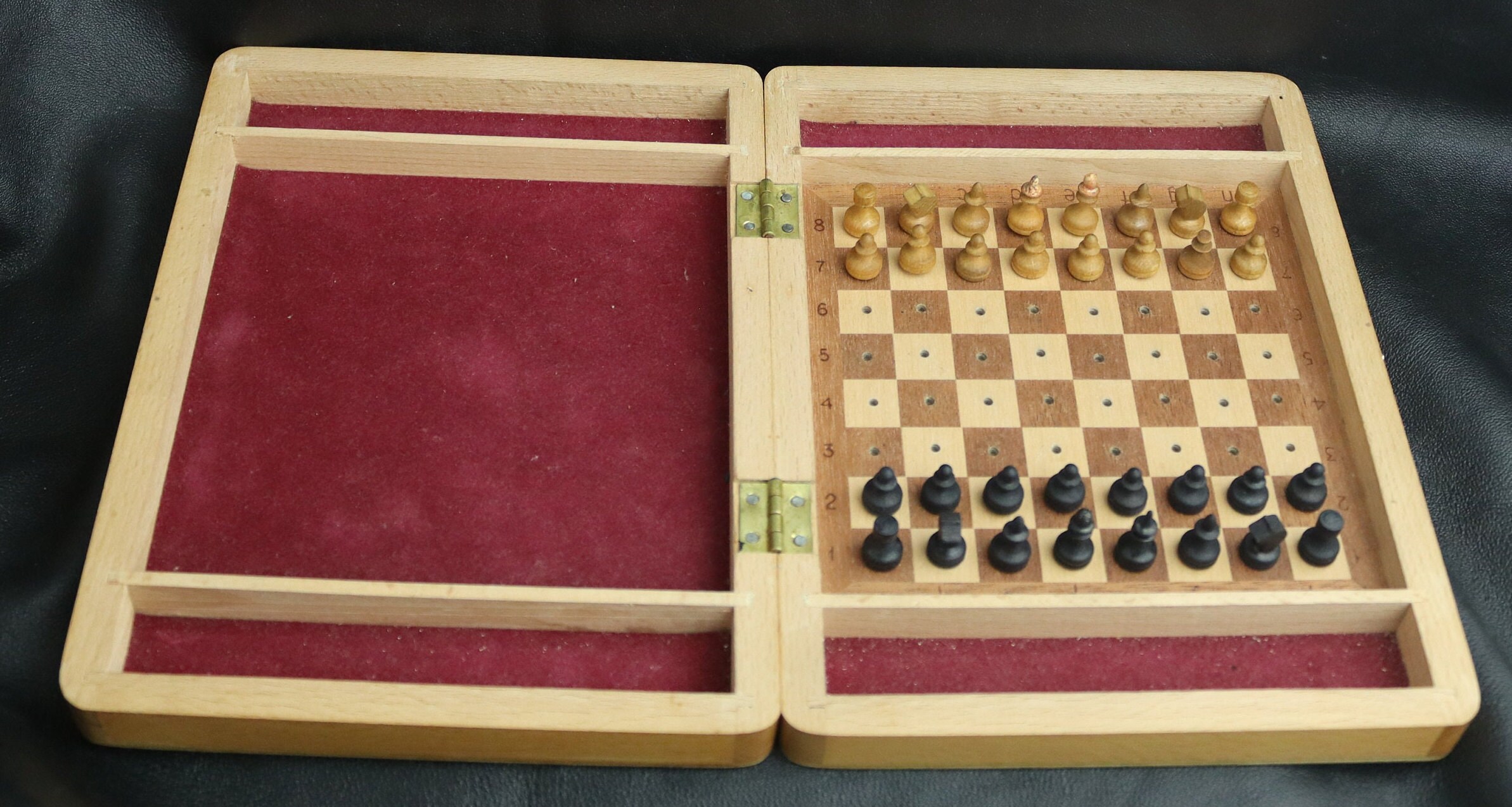 Vintage Traveling Chess Set, Soviet Chess Set, Old Chees, Antique Chess ...
