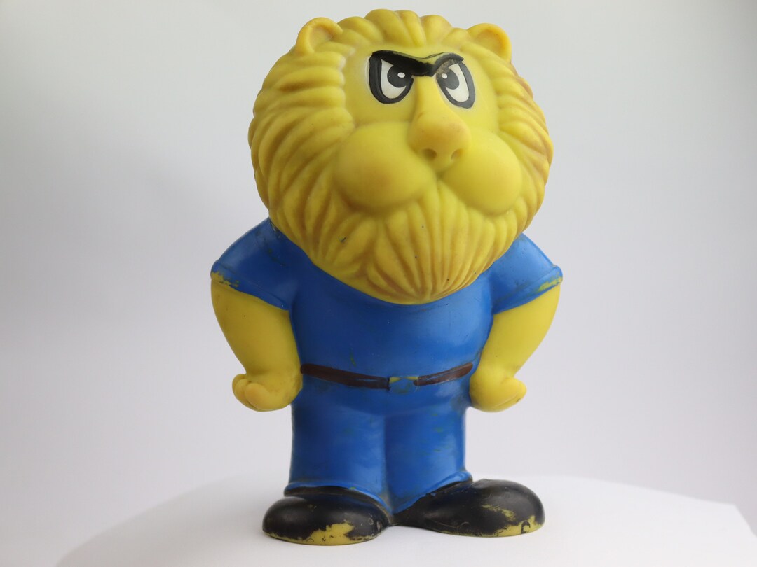 Vintage Rubber Lion Boniface, Zagreb, Yugoslavia, Soviet Timy Toy ...