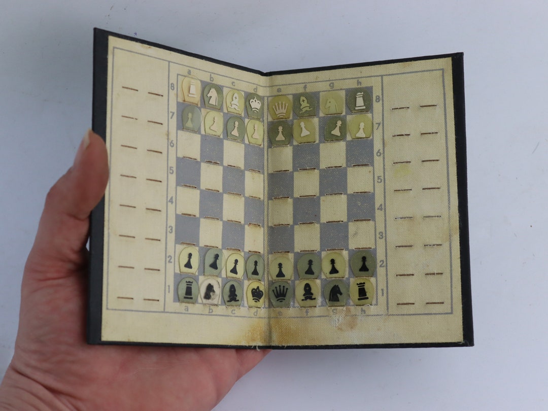 Vintage Pocket Chess, Soviet Chess Set, Pocket Chees, Travel Chess ...