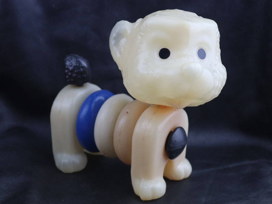 Vintage Collapsible Plastic Toy Dog Soviet Toy Vintage Toy - Etsy