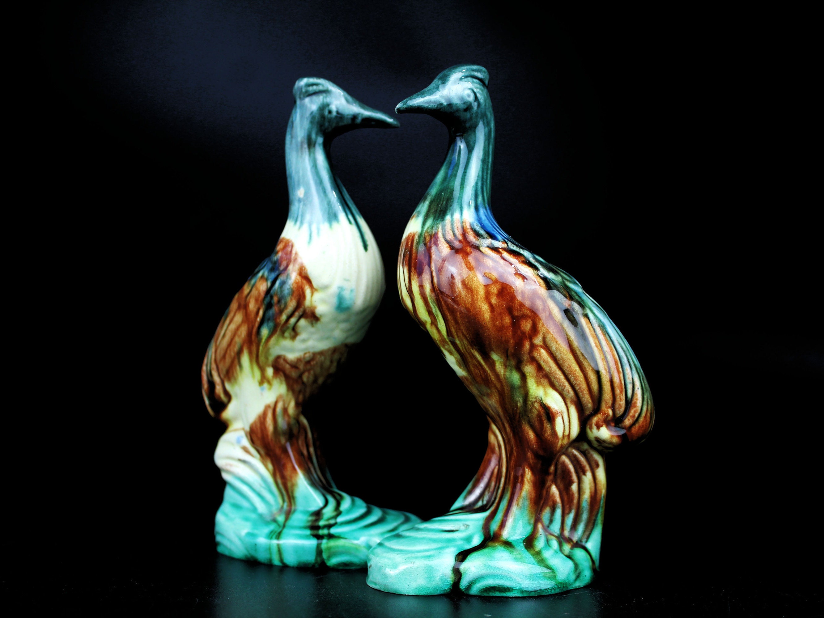 gift antique vintage ostrich figurine Very rare Soviet bird figurine ...