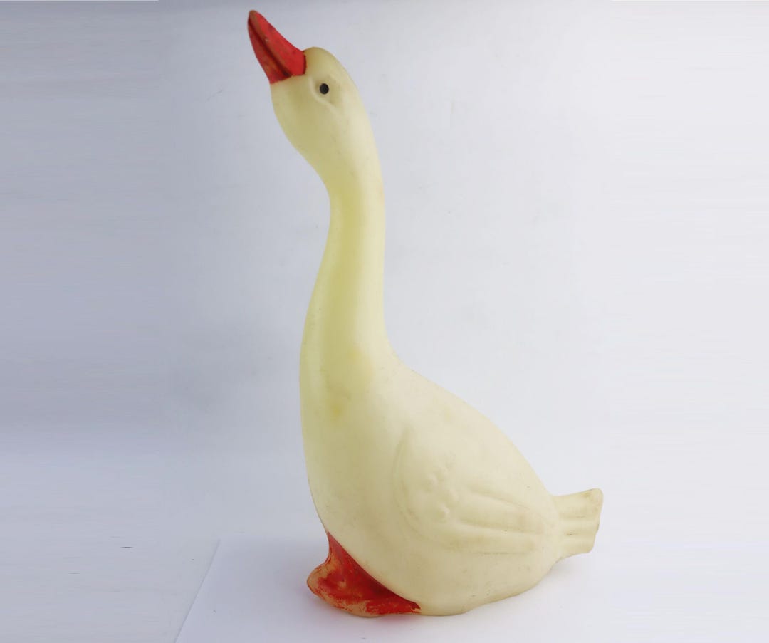 Large Vintage Goose Toy, Goose , Big Soviet Plastic Duck, Soviet ...