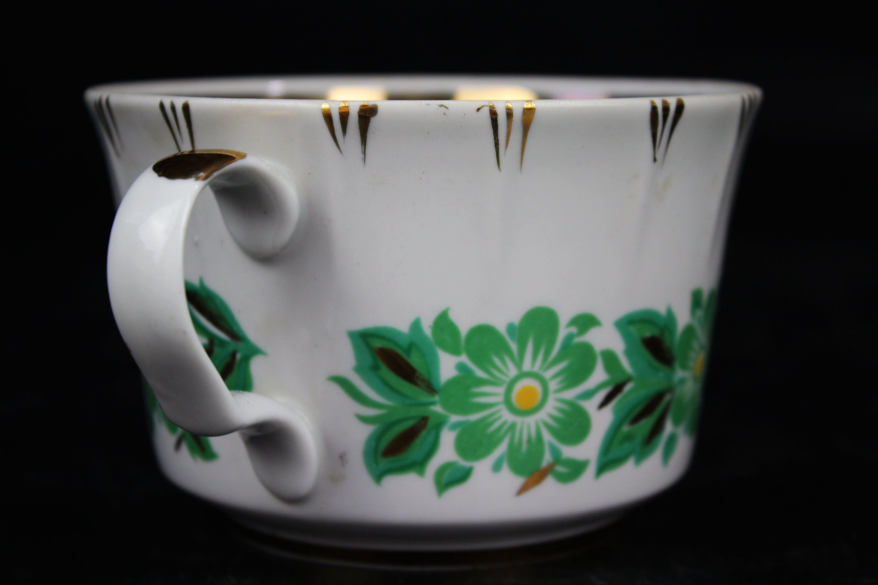 Vintage Porcelain Soup Cup Soviet Soup Bowl Two Handled Soup - Etsy