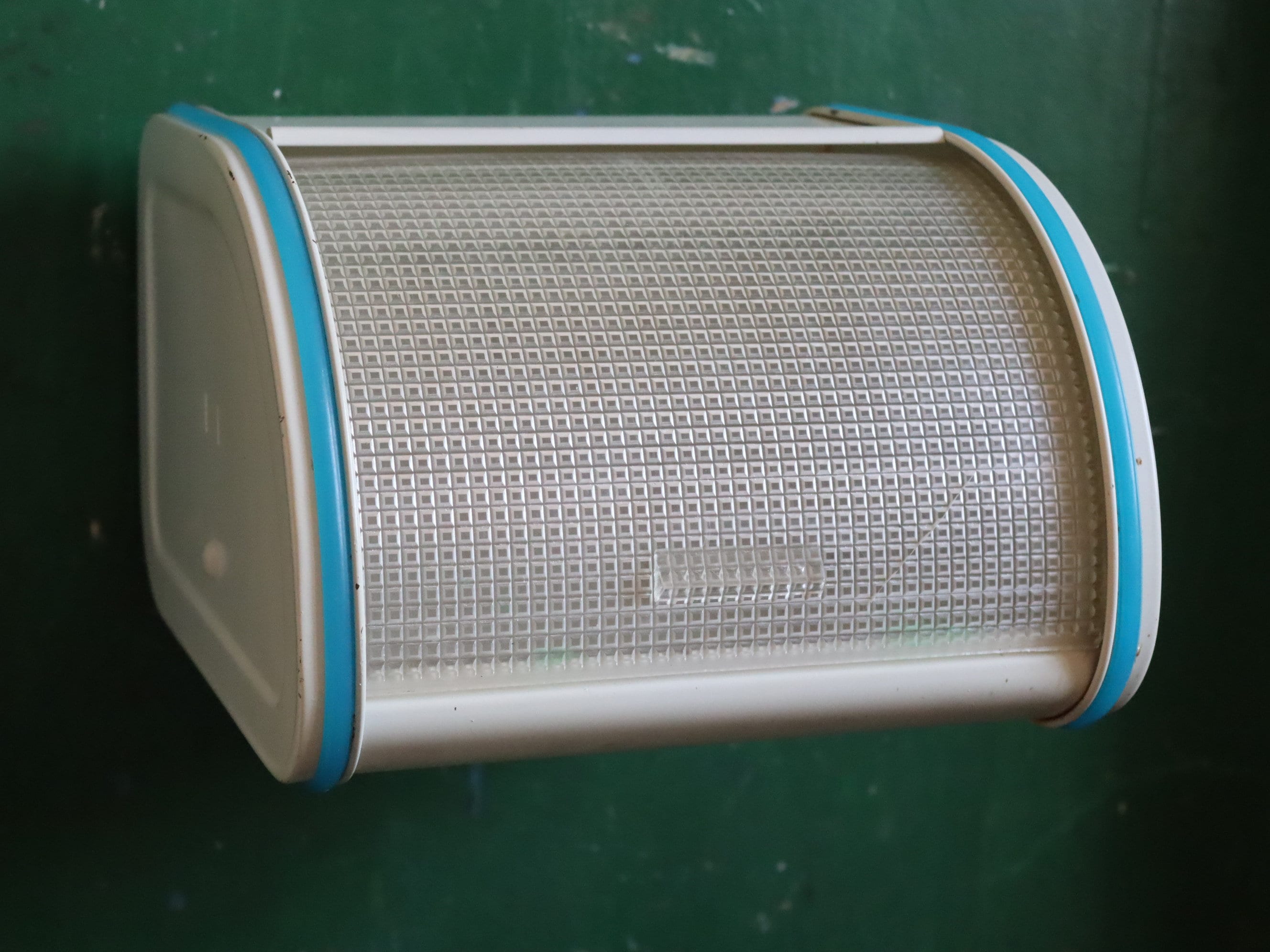 Vintage Metal Bread Box. Blue Bread Container. Roll Top Bread - Etsy