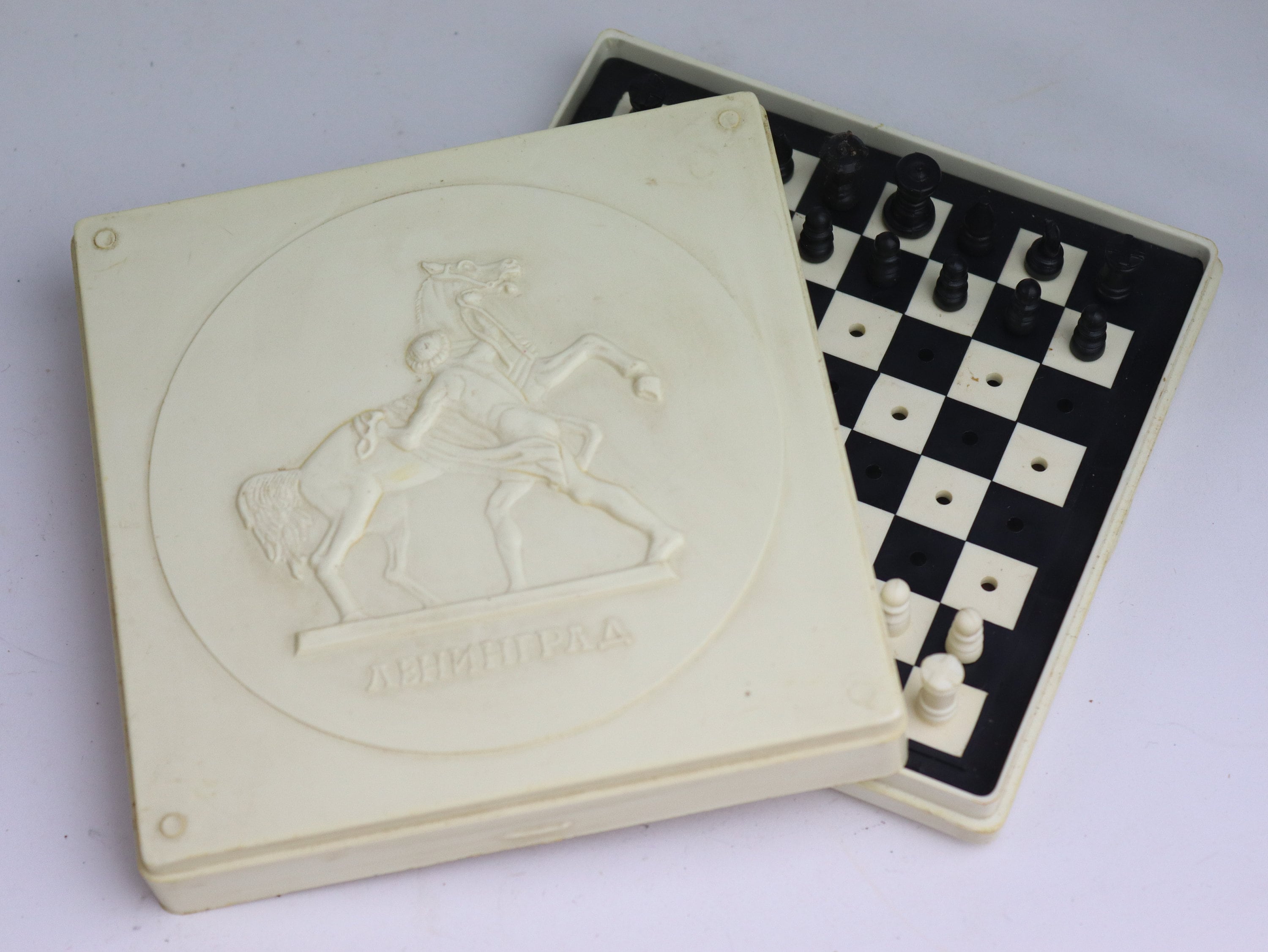 Vintage Pocket Chess Set Leningrad, Soviet Chess Set, Traveling Chess ...