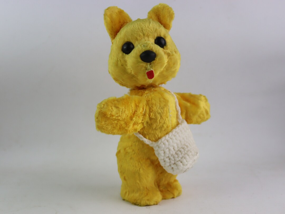Vintage Plush Bear , Soviet Teddy Bear, Ussr Soviet Plush Bear Toy ...