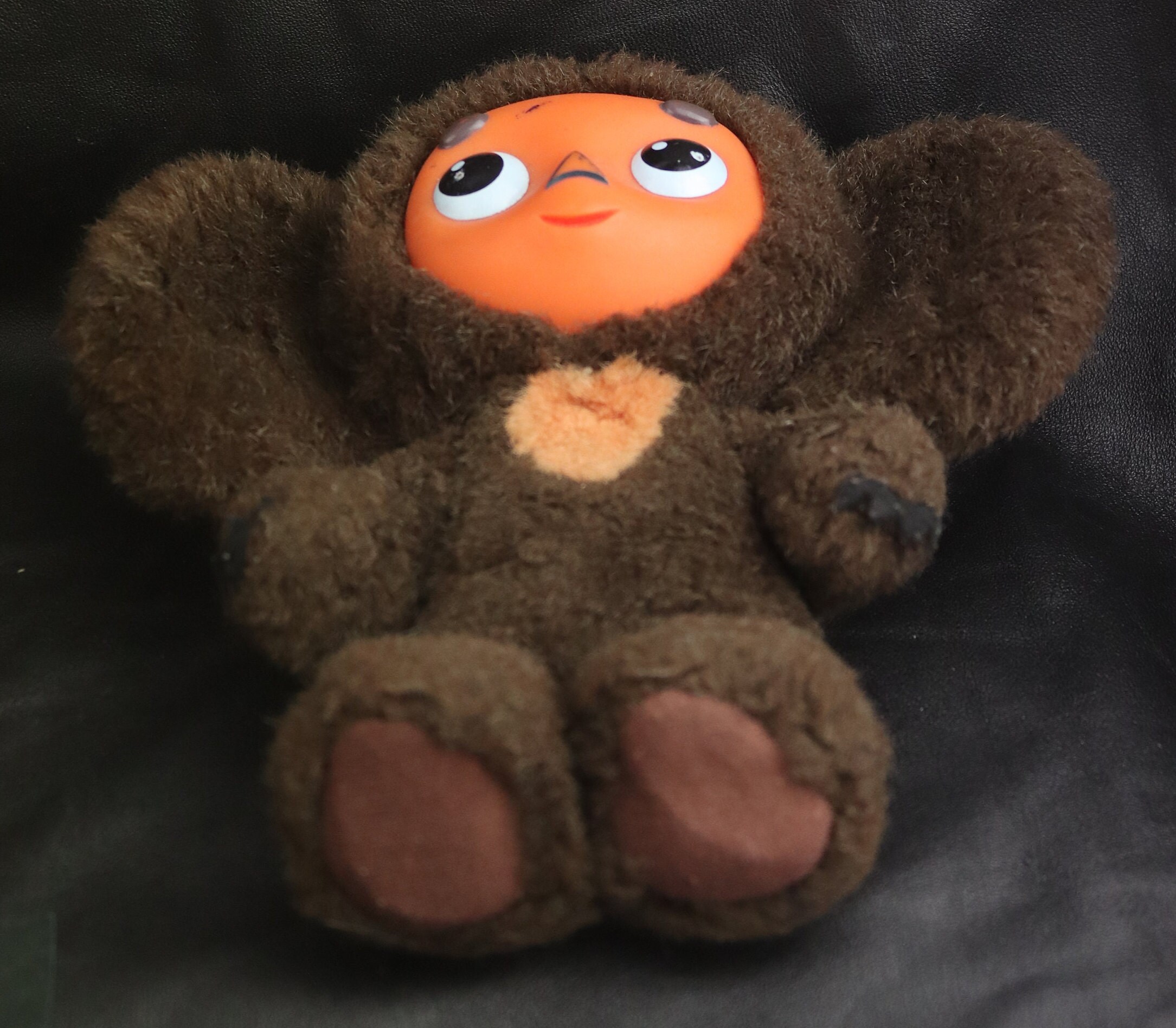 Vintage Toy Cheburashka. Soviet Plush Cheburashka. Russia Toy. - Etsy