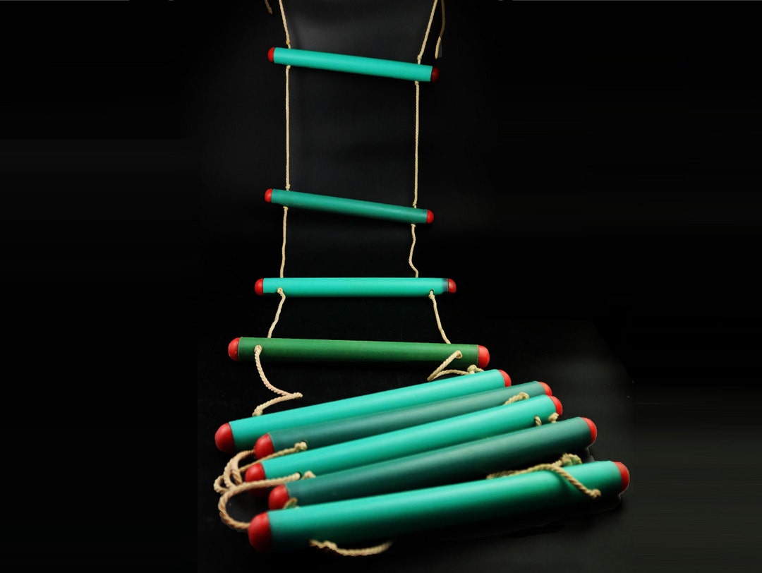 Vintage Baby Hanging Rope Ladder, Soviet Hanging Rope Ladder, Plastic ...