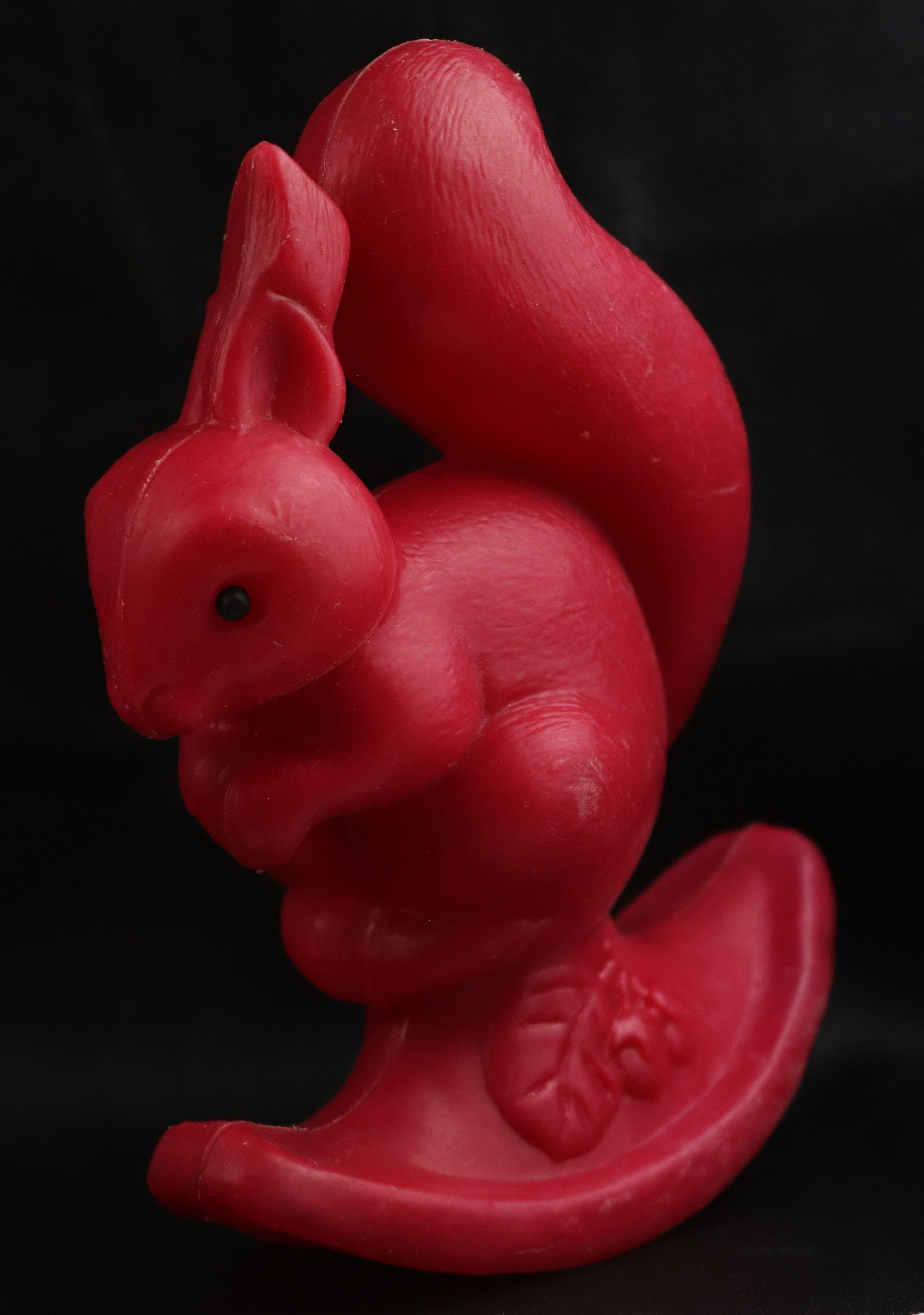 Vintage Squirrel Toy, Squirrel, Bun, Soviet Plastic Squirrel Squeaker ...