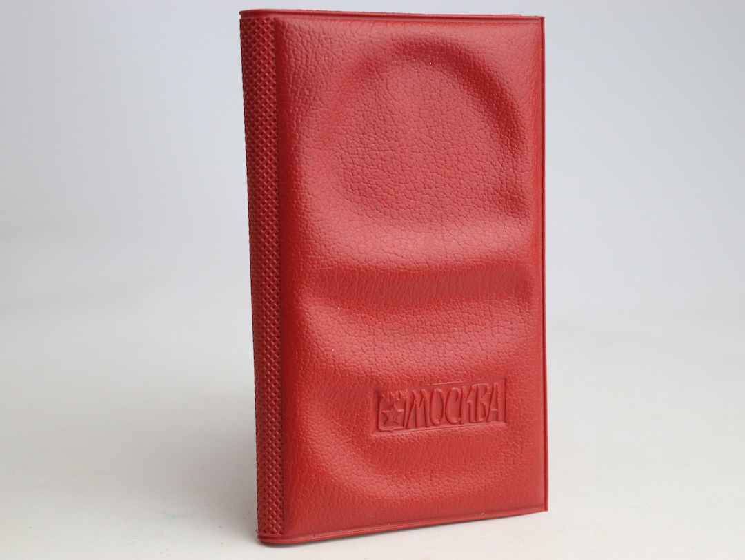 1986 Moscow New Vintage Pocket Phone Book Notepad, Notebook ...