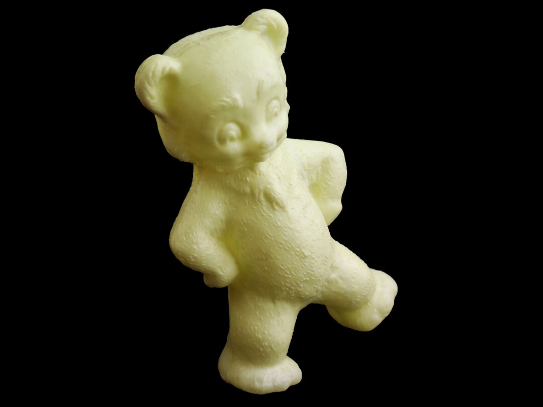 Vintage Plastic Plastic Bear, Soviet Bear Toy, Vintage Bear, Soviet ...