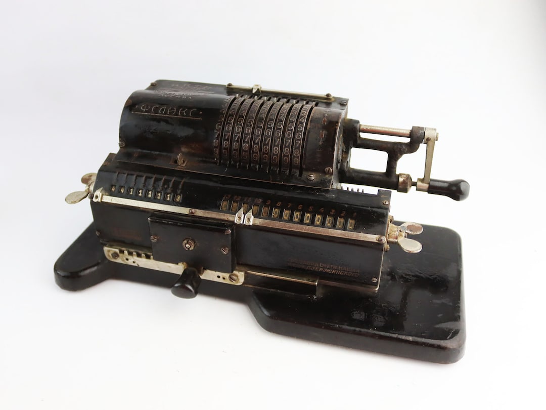 Vintage Manual Arithmometer Felix, Soviet Mechanical Calculator Felix ...