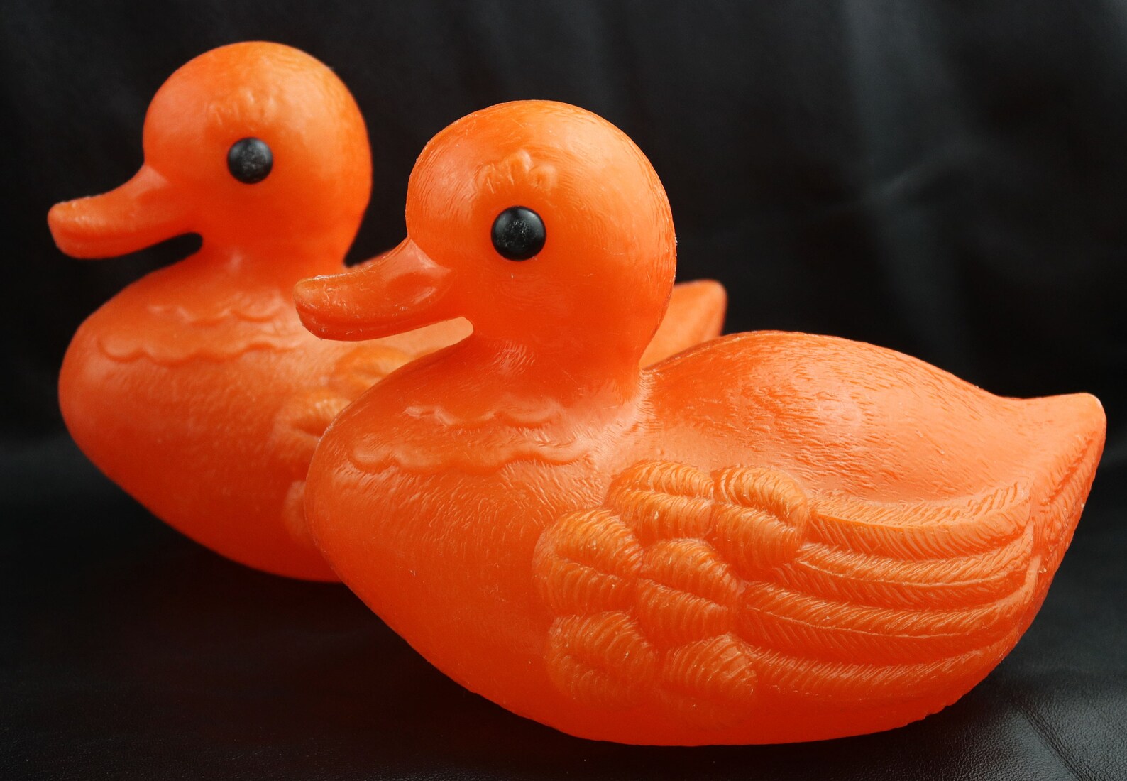 Two Vintage Plastic Ducks Soviet Garden Decor Kids Device - Etsy