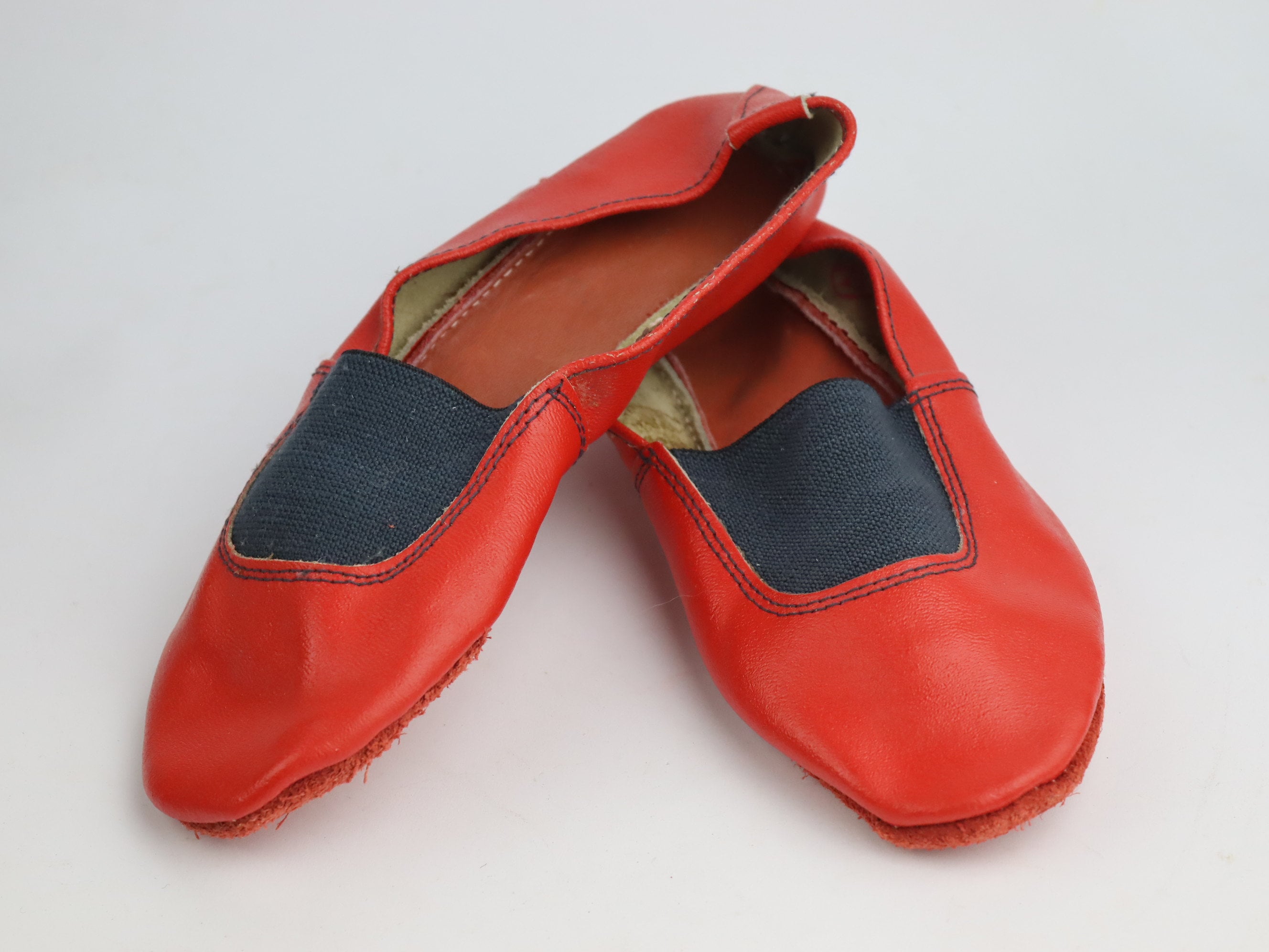 New Vintage Leather Shoes for Dancing or Gymnastics SPORT, Ussr ...