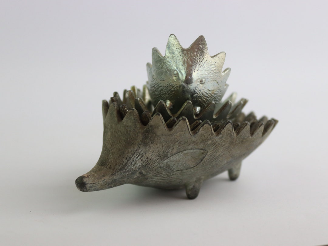 Vintage Ashtray Hedgehog, Soviet Hedgehog Family, Walter Bosse Figurine ...