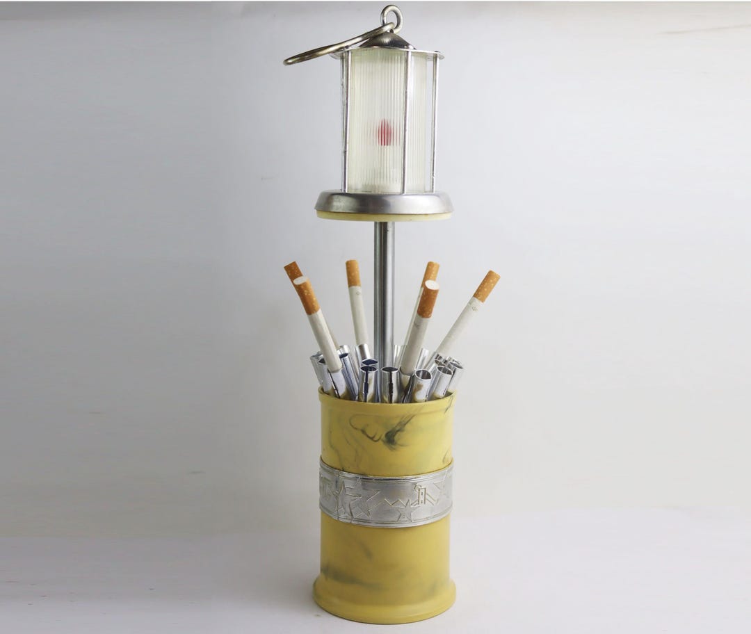 Vintage Cigarette Holder in Hanging Lantern Form , Soviet Desk ...