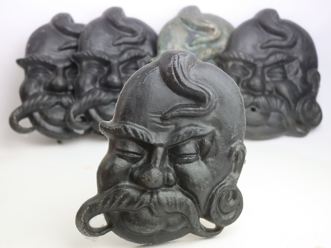 Vintage Cossack Face, Ukrainian Style Decor, Soviet Plastic Wall Decor ...