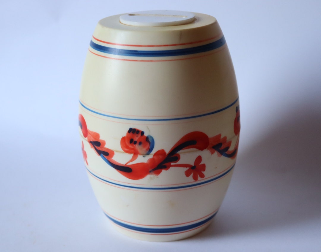 Vintage Plastic Moneybox Barrel, Soviet Money Box, Made in Ussr Thrift ...