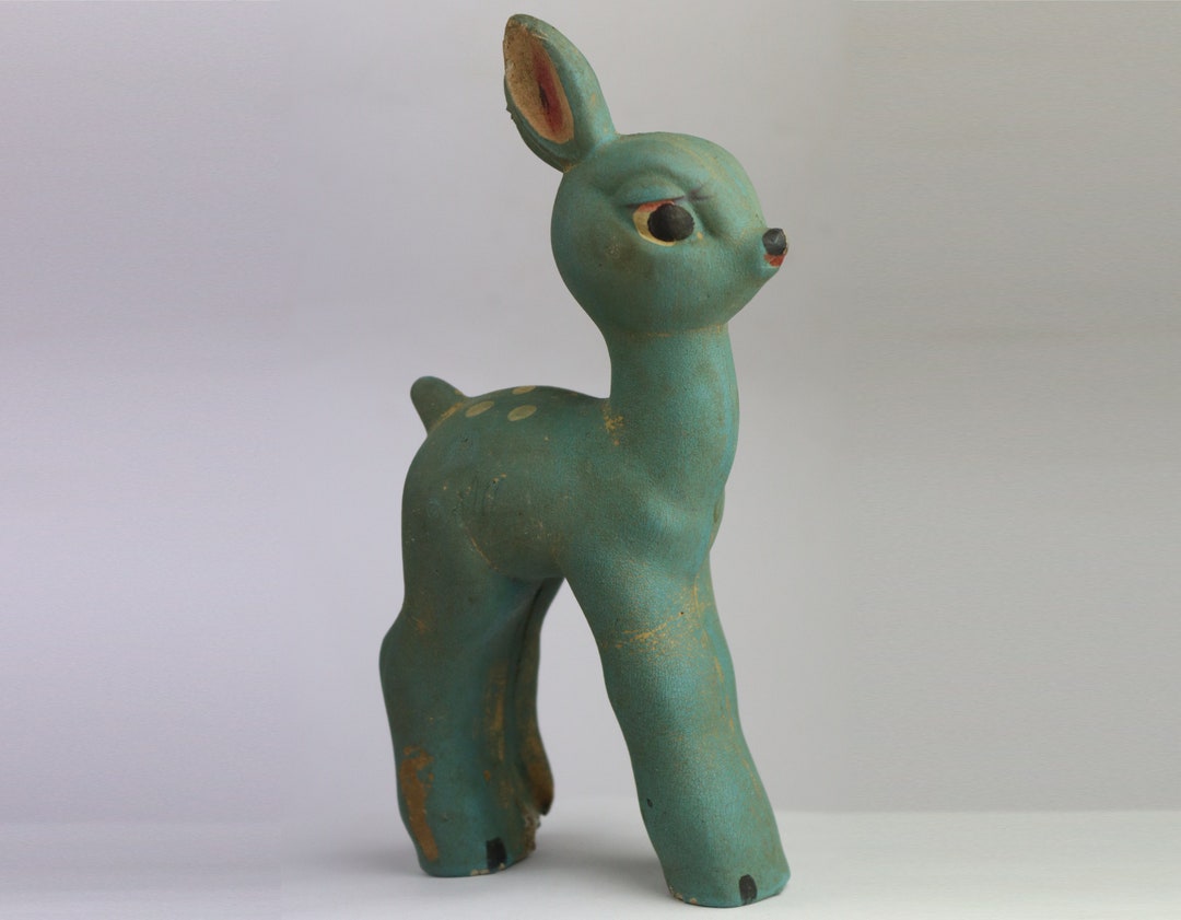 Damaged Vintage Collectible Toy Roe Deer Factory Red Triangle 1950s ...