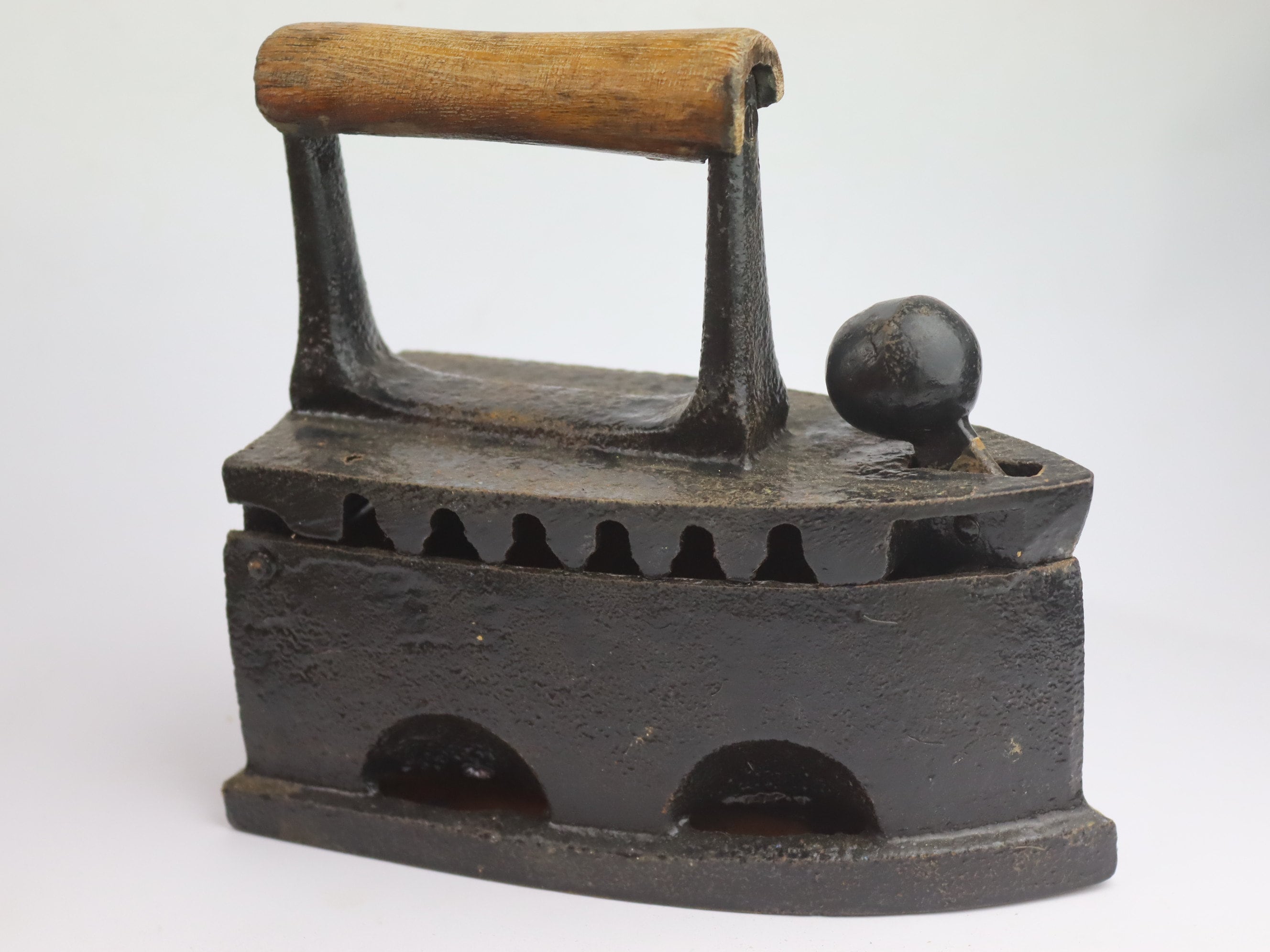 RESERVED Very Old Charcoal Iron, Hand Coal Iron, Rustic Decor, Tsarist ...