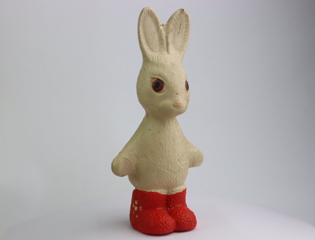 Vintage Rubber Bunny, Rabbit, Vintage Hare, Old Toy, Vintage Toy ...