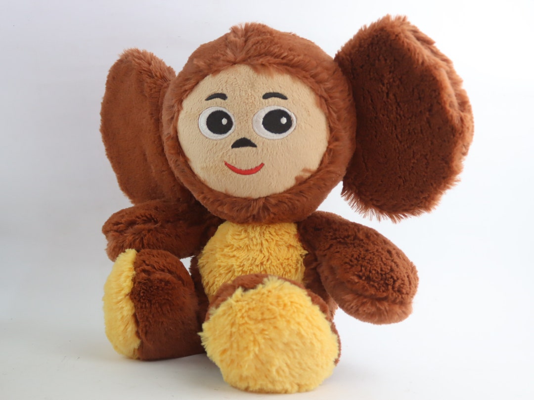 Vintage Toy Cheburashka. Soviet Plush Cheburashka. Russia Toy. Old ...