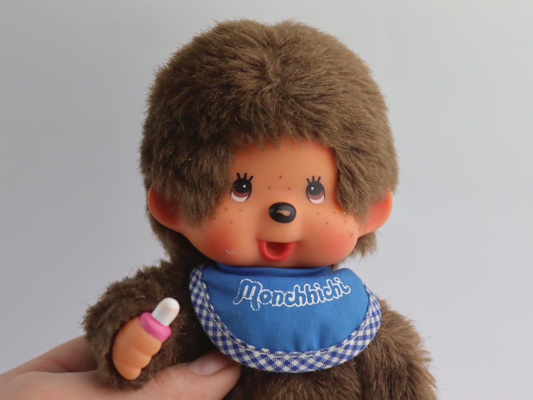 Vintage Soft Monchhichi Toy, Rubber Face Monkey, Monchhichi Sekiguchi ...