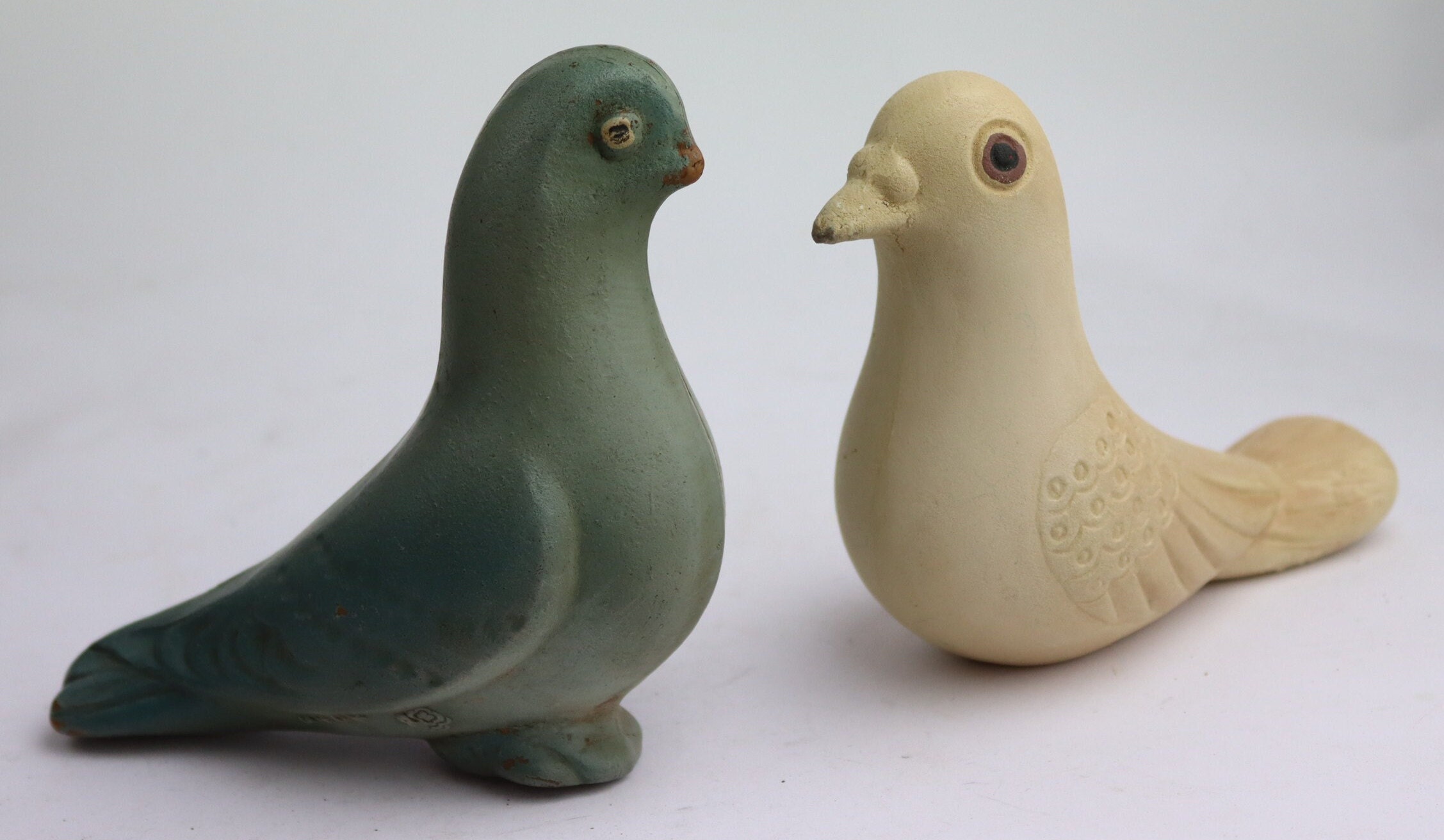 Two Vintage Rubber Pigeons, Soviet Bird, Vintage Dove, Soviet Toy ...