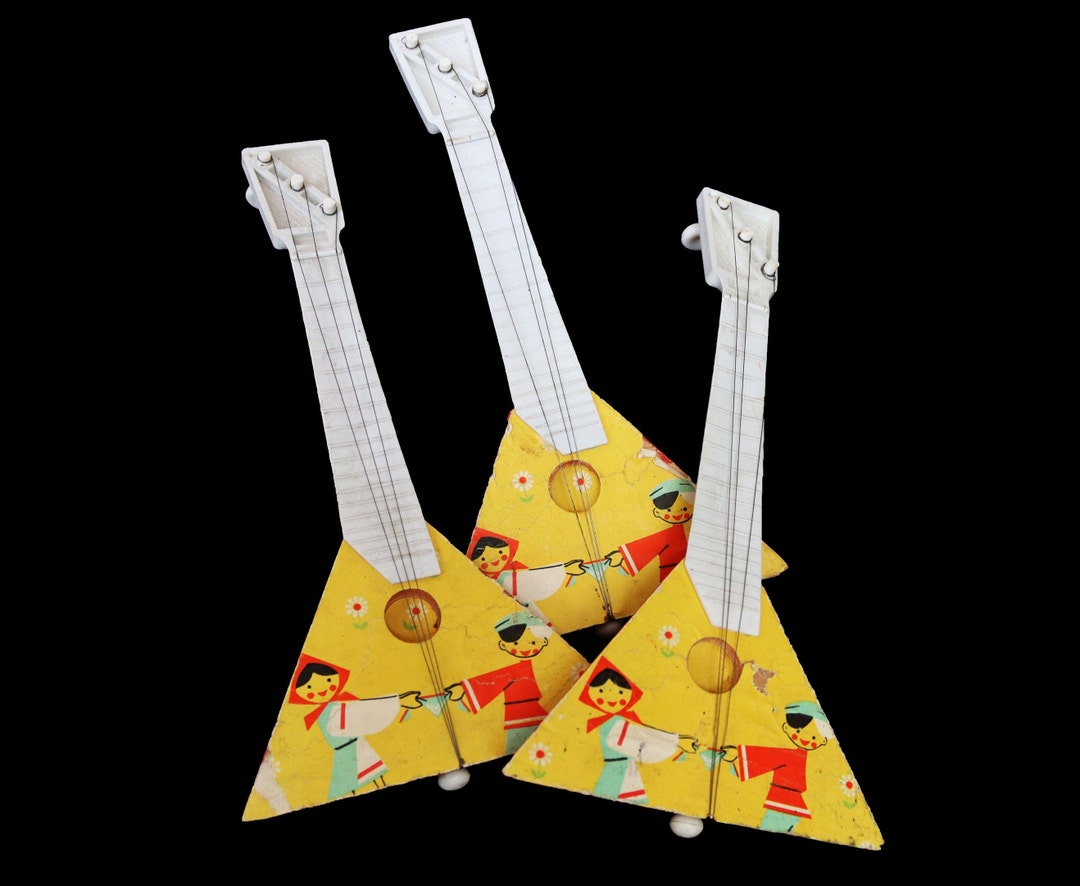 Three Vintage Kids Balalaikas, Russia Communist Propaganda, Kids ...