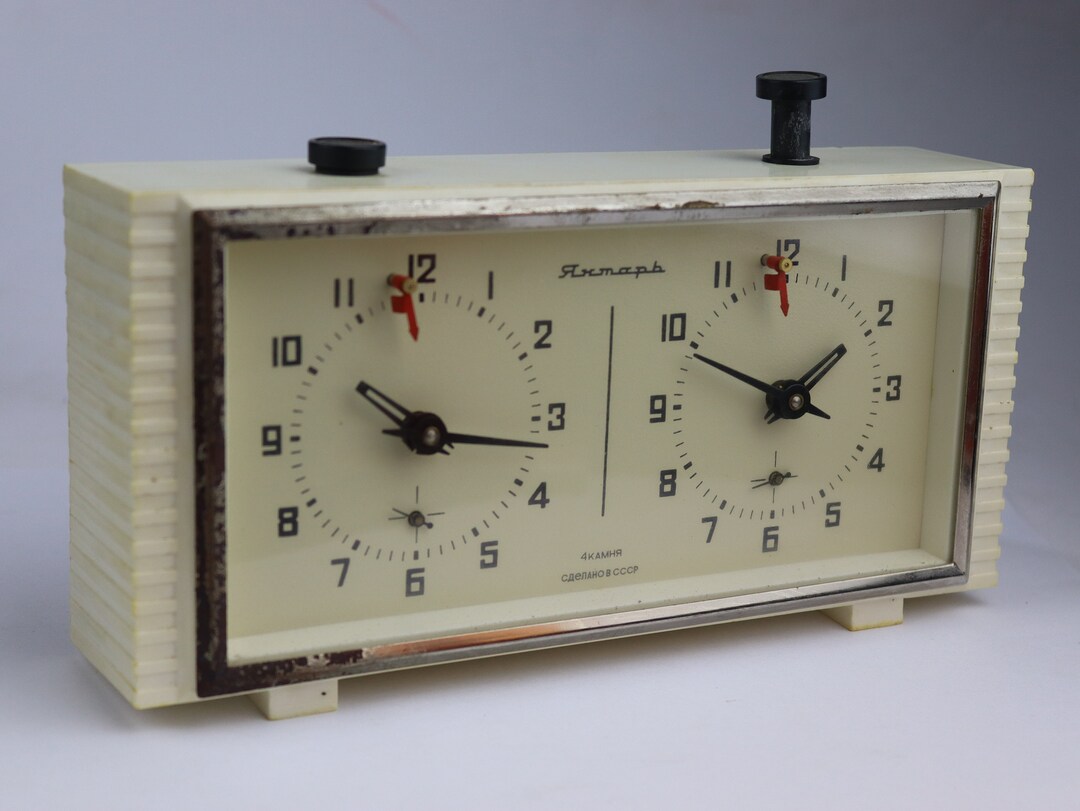 Vintage Chess Timer, Soviet Chess Clock, Old Chess Set, Russia Chess ...