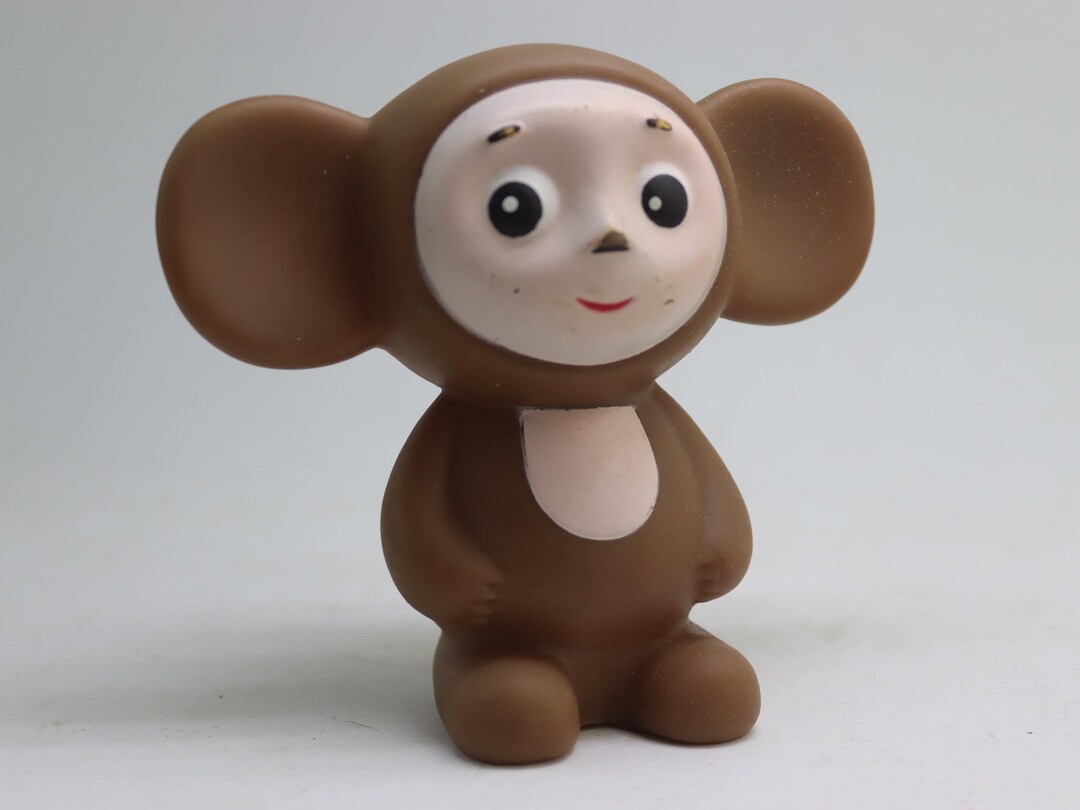 Small Vintage Toy Cheburashka. Soviet Plastic Cheburashka. Russia Toy ...
