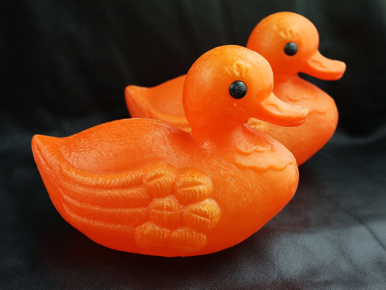 Two Vintage Plastic Ducks Soviet Garden Decor Kids Device - Etsy
