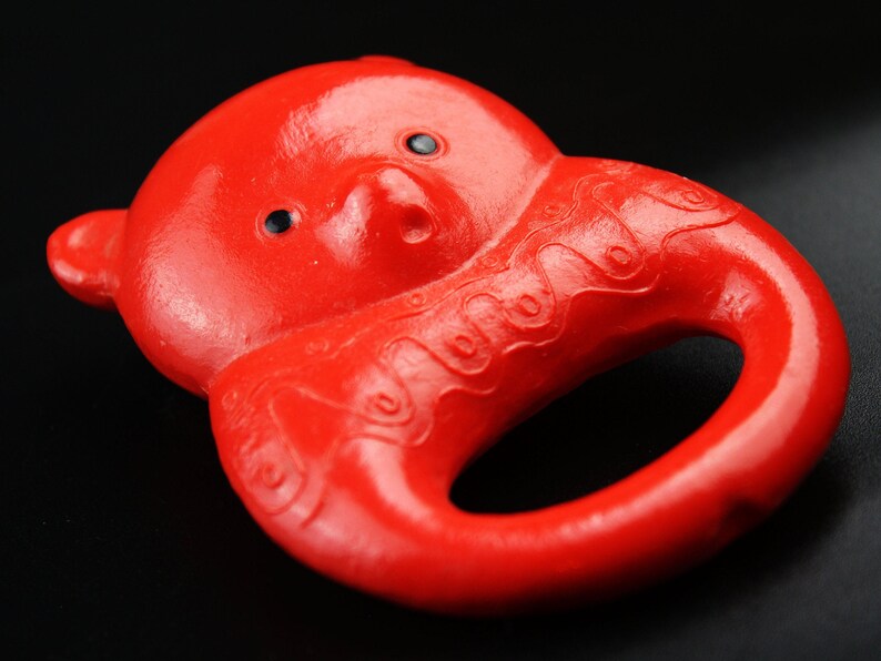 Vintage Celluloid Baby Rattle Bear Soviet Bear Toy Vintage - Etsy