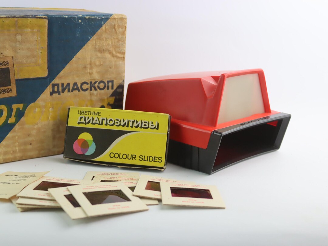 1979 Vintage Filmoscope With Slides About Devil. Ussr Stereoscope ...