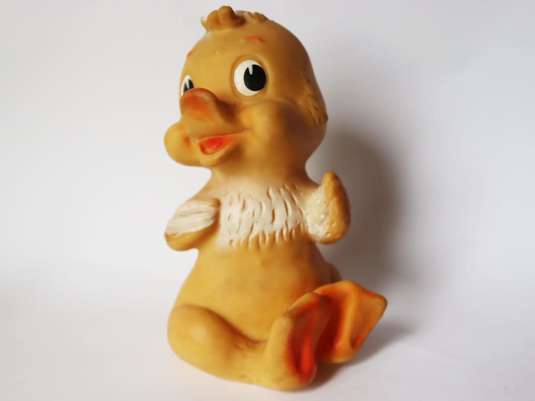 Vintage Rubber Duck Toy, Soviet Toy Goose, Russia Vintage Toys, Soviet ...