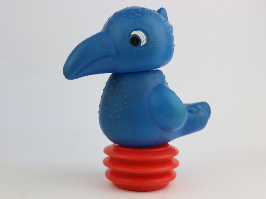 Vintage Plastic Toy Crow, Soviet Toy, Vintage Toy, Soviet Union, Russia ...