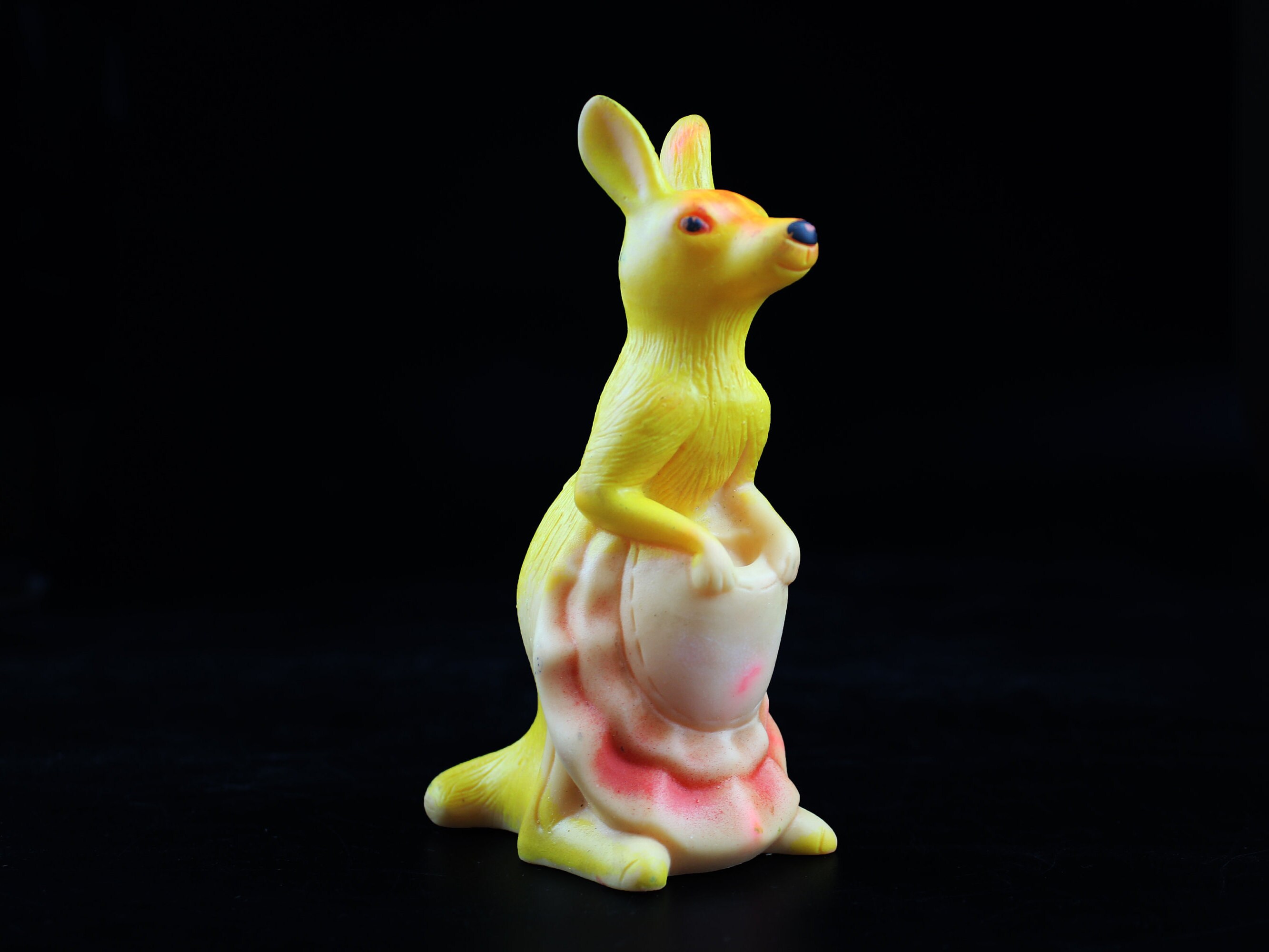 Toys vintage toy USSR toy toy kangaroo. Soviet rubber rare kangaroo ...